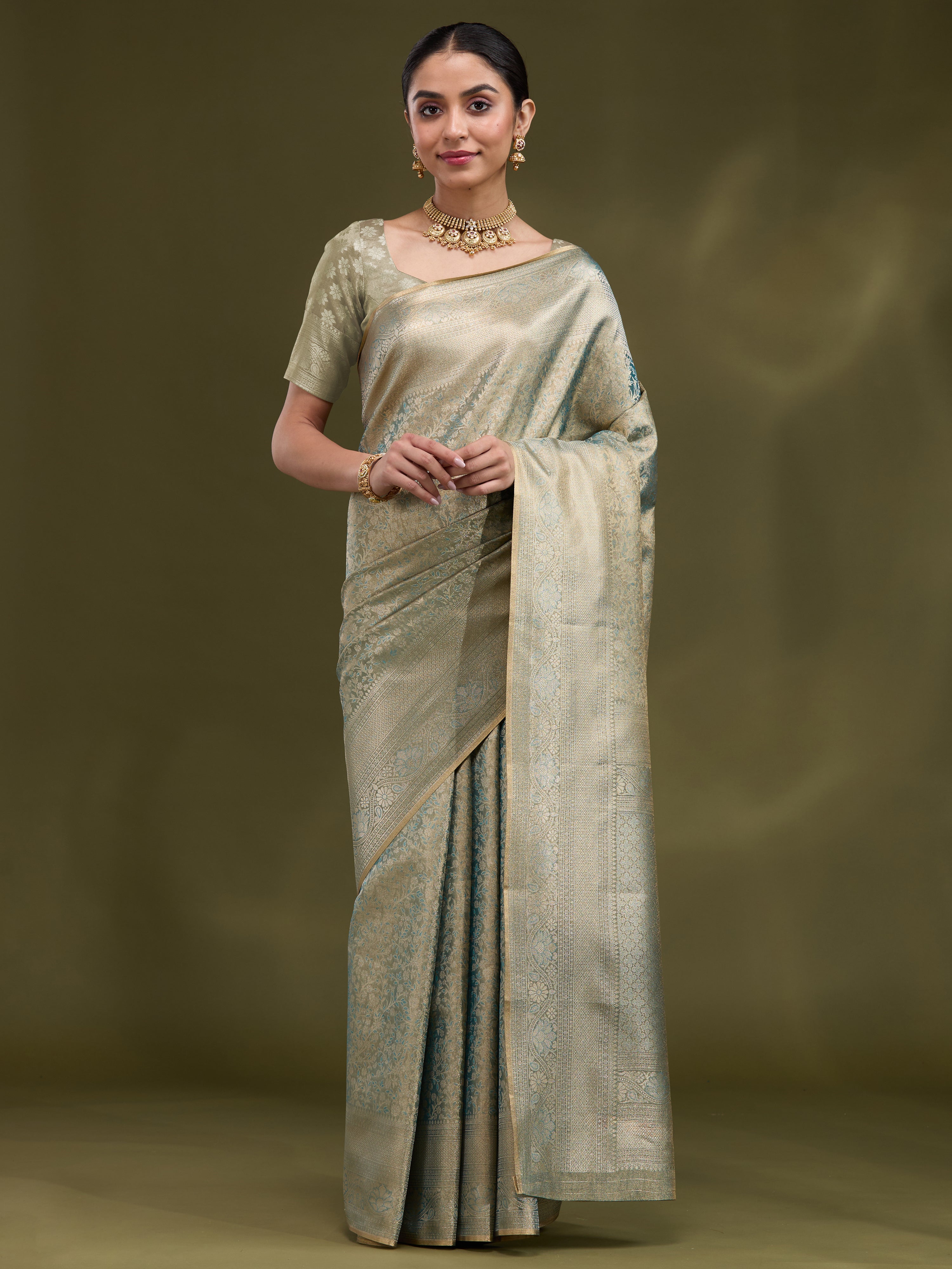 Arpita - Firoze & Gold – Navera Sarees